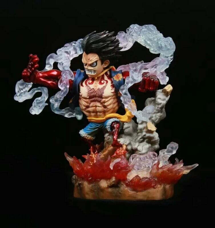 Mô hình Luffy Gear 4 chibi 14cm PVC giá rẻ - khomohinh.com - Kho Mô Hình
